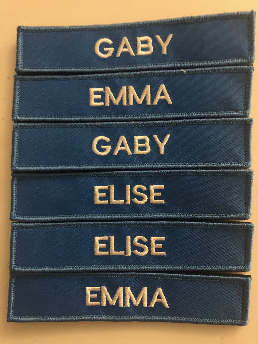 Buy High Quality Bespoke Name Patches Online | Global Name Patches ...
